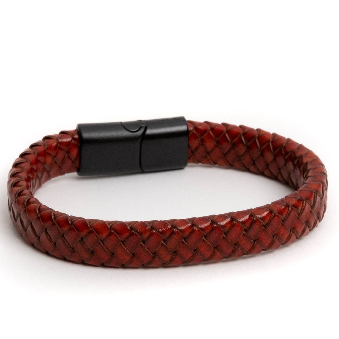 Rota da Seda® Pulseira Vermelha em Pele Homem HT23053 - You Like It Store