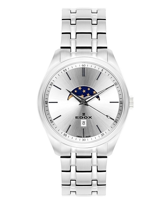 Relógio EDOX Swiss® Les Vauberts Moonphase 79018-3M-AIN - You Like It Store