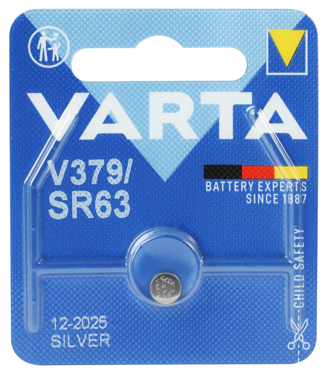 Varta® Pilha de Óxido de Prata - V379 - 1.55V - Blister 1 un. - You ...