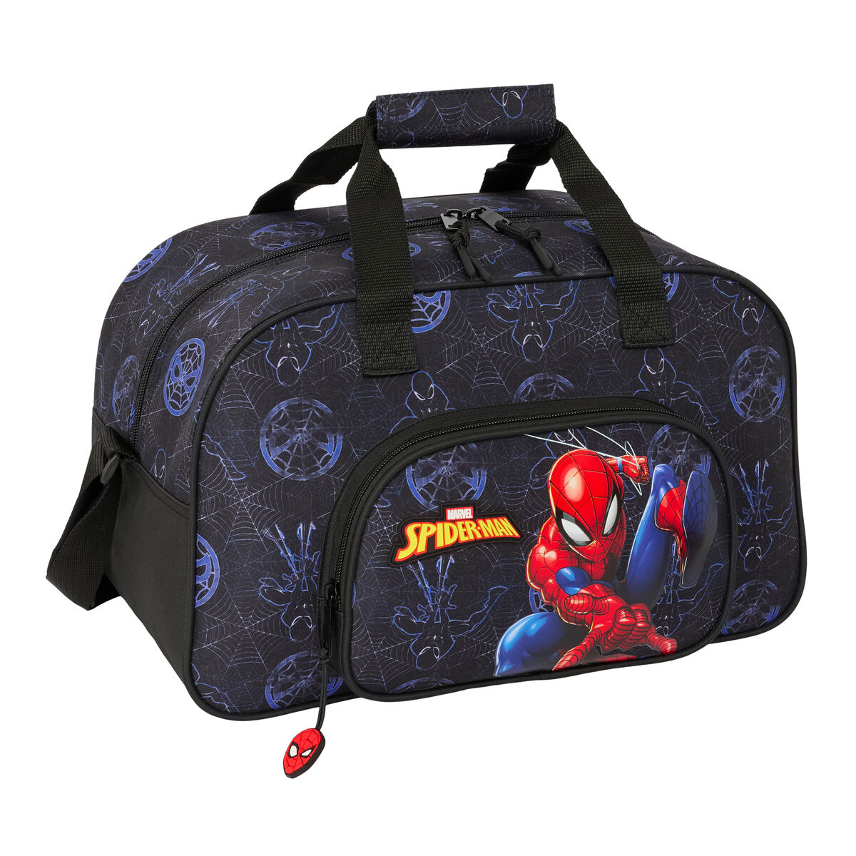 Saco de Desporto Spider-Man Attack Preto 40 x 24 x 23 cm - You Like It ...