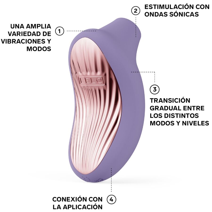 LELO - SONA 3 MASSAGEADOR CLITÓRICO SÔNICO VIOLET CREPÚSCULO - You Like ...